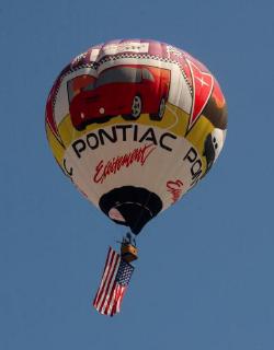 Pontiac Hot Air Balloon to Fly Over IRP