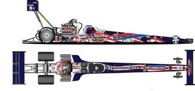 Cory Mac on the Mac Tools U.S. Nationals Tribute Team at Indy