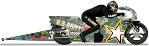 U.S. Army's Top Fuel Dragster, Pro Stock Motorcycles to Carry Special ...