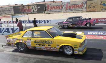 Auto Club Dragway Pro Gas Results