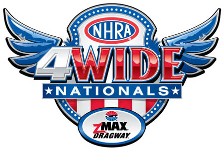 CHARLOTTE 1 - NHRA Action Rumbles Back Four-Wide Style To zMAX Dragway