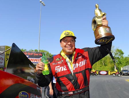 CHARLOTTE 1 - Cruz Pedregon Feels Right At Home During NGK Spark Plugs ...