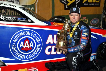 LAS VEGAS 1 - After Hot Start Funny Car Robert Hight not Resting on Success