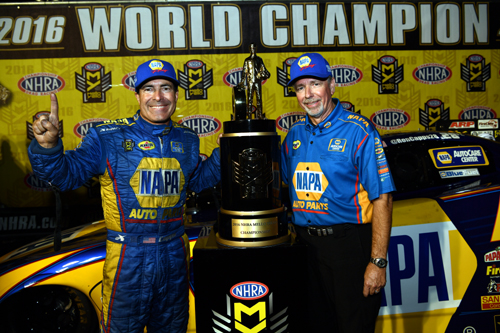 Rahn Tobler, NAPA Funny Car Crew Chief Announces his Retirement