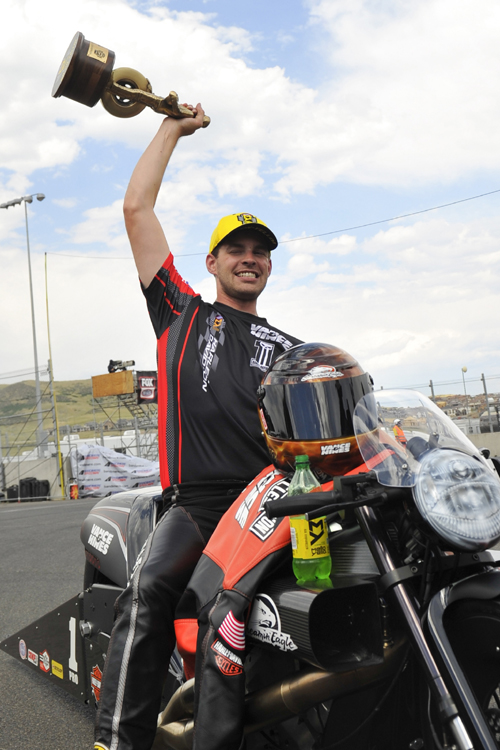 DENVER - Pro Stock Motorcycle's Andrew Hines After More Success