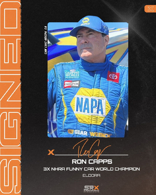 NHRA Veteran Ron Capps to Race in SRX at Eldora