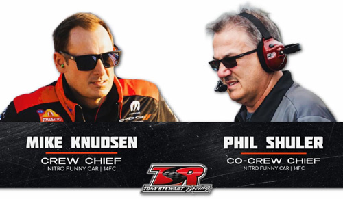 Tony Stewart Racing Funny Car Team Announces 2025 Crew Chief Lineup