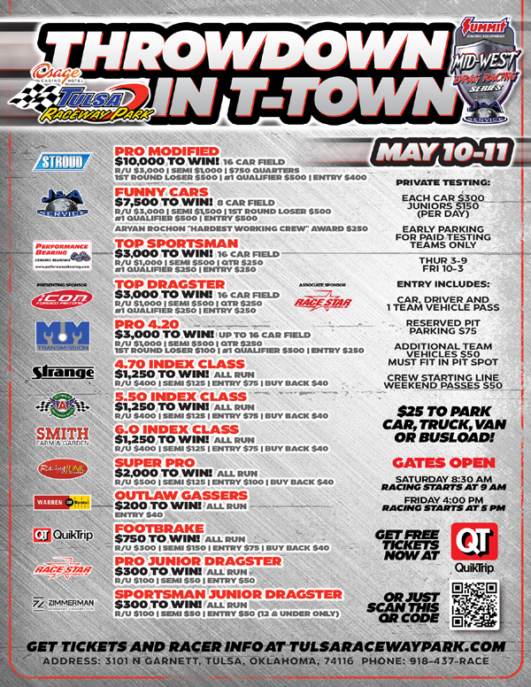 Spring Throwdown in T-Town! May 10-11, 2024