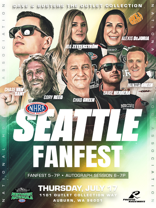 All-Star Lineup of Drivers to Appear at NHRA Fanfest on July 17 in Auburn